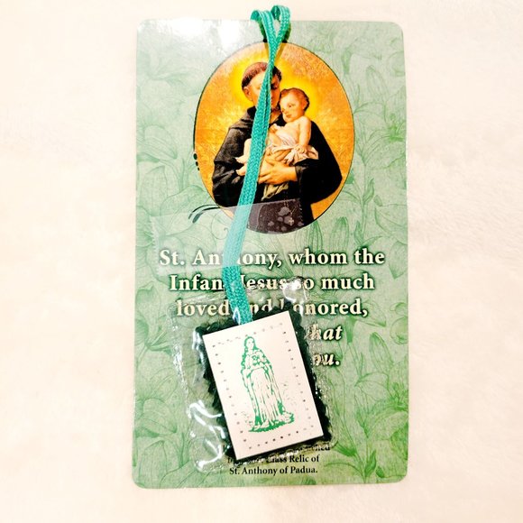 Jewelry | Vintage Old Holy Green Catholic Religious Scapular With ...